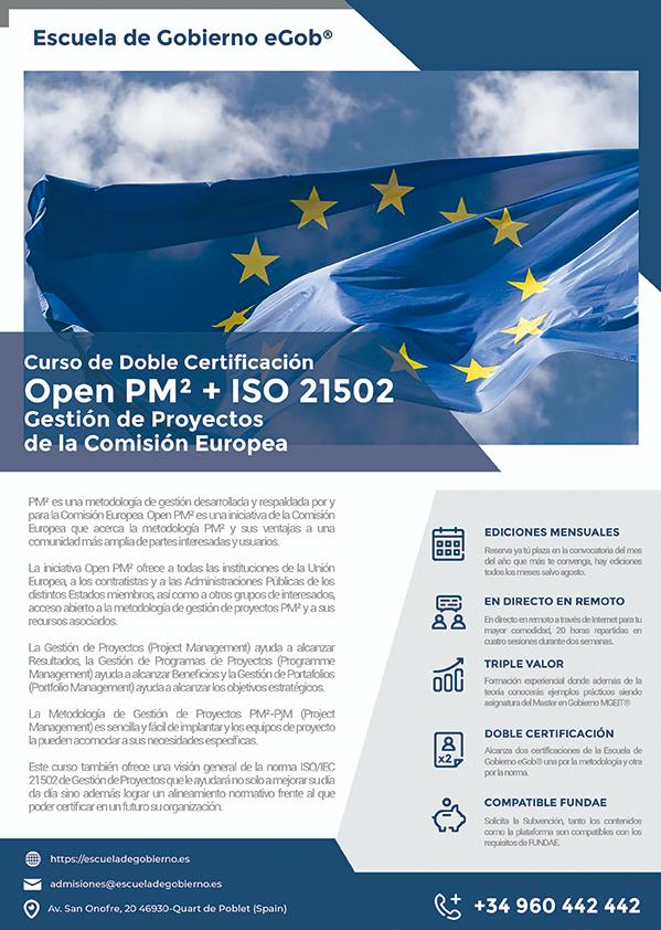 Doble Certificación en Gestión de Proyectos OpenPM² + ISO 21502